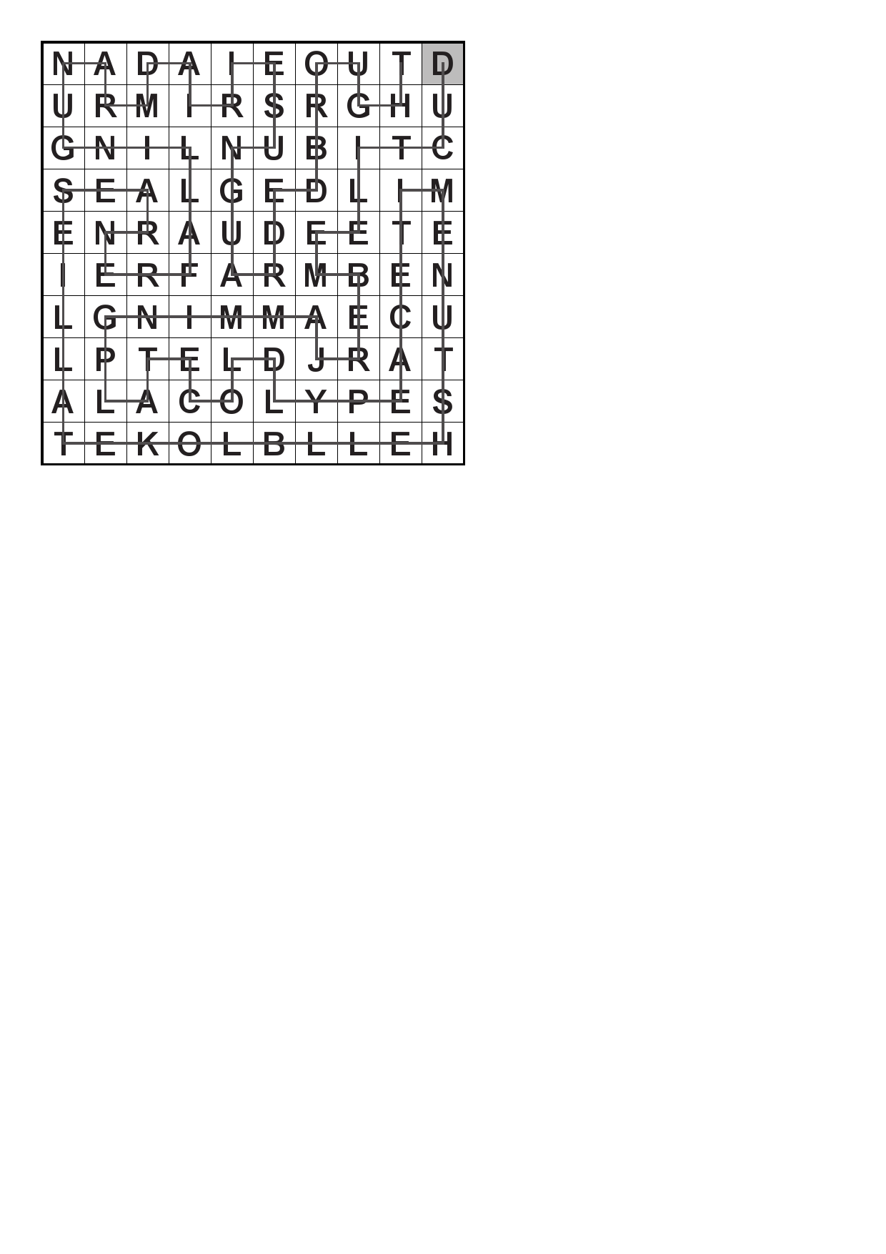 i Newspaper Puzzle Solutions