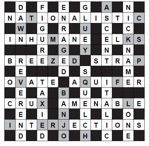 i Newspaper Puzzle Solutions